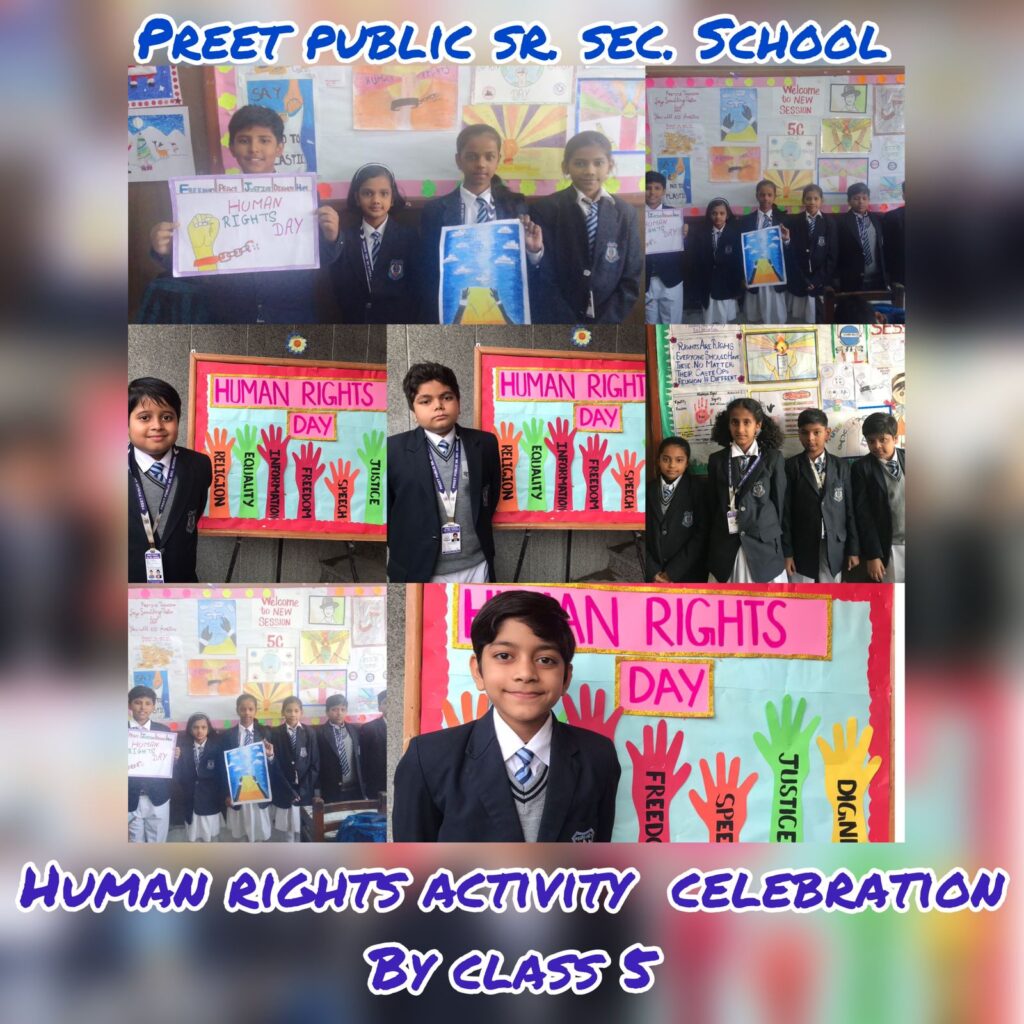 Human Rights Day Celebration 2022 - VIAAN INTERNATIONAL SCHOOL